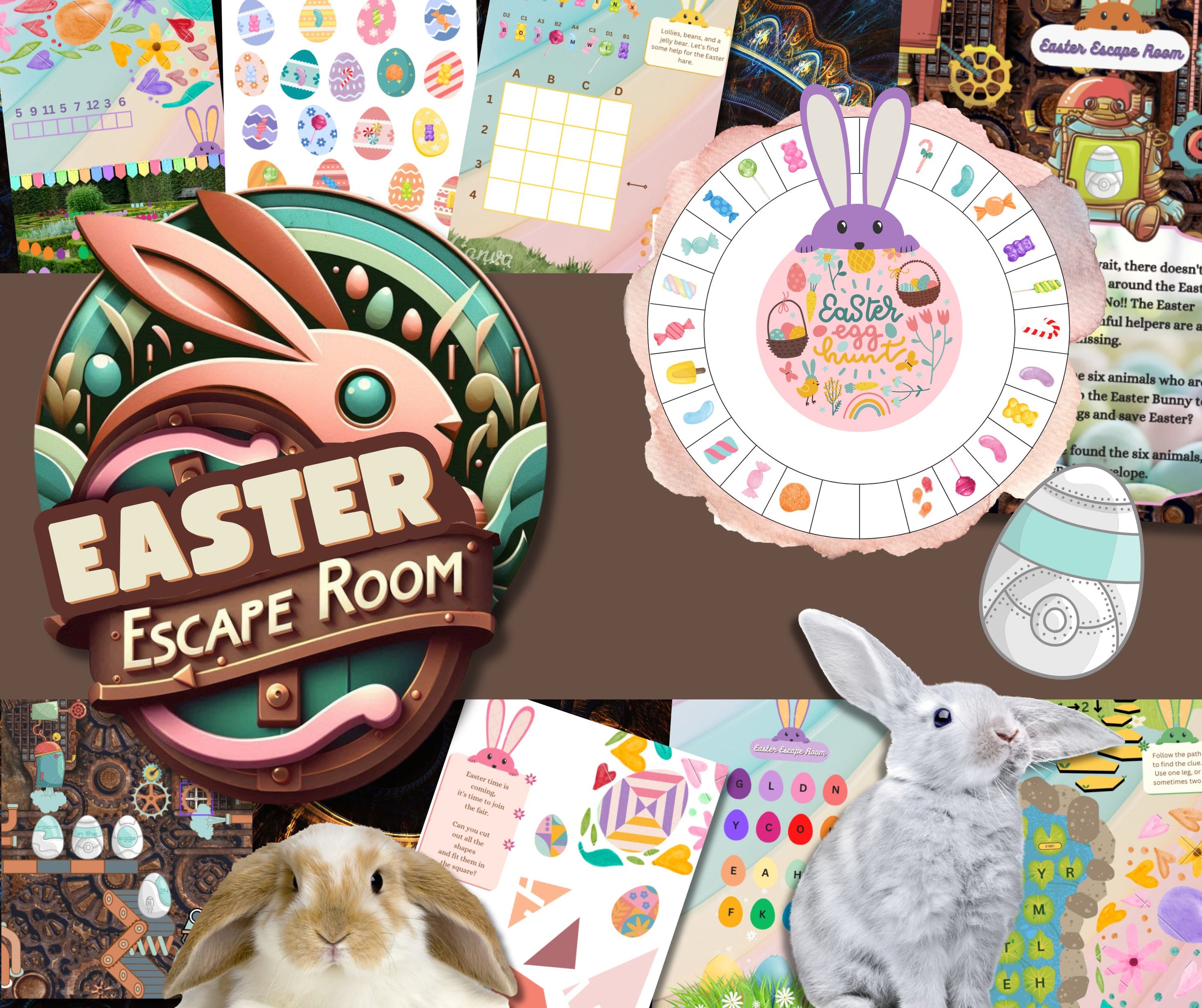 Easter Escape Room - Easter Scavenger Hunt Printable For Kids ...