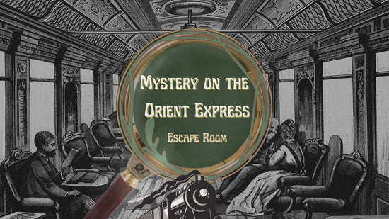 Mystery on the Orient Express Escape Room - Printable Birthday Party G – PaperBox Escape Rooms